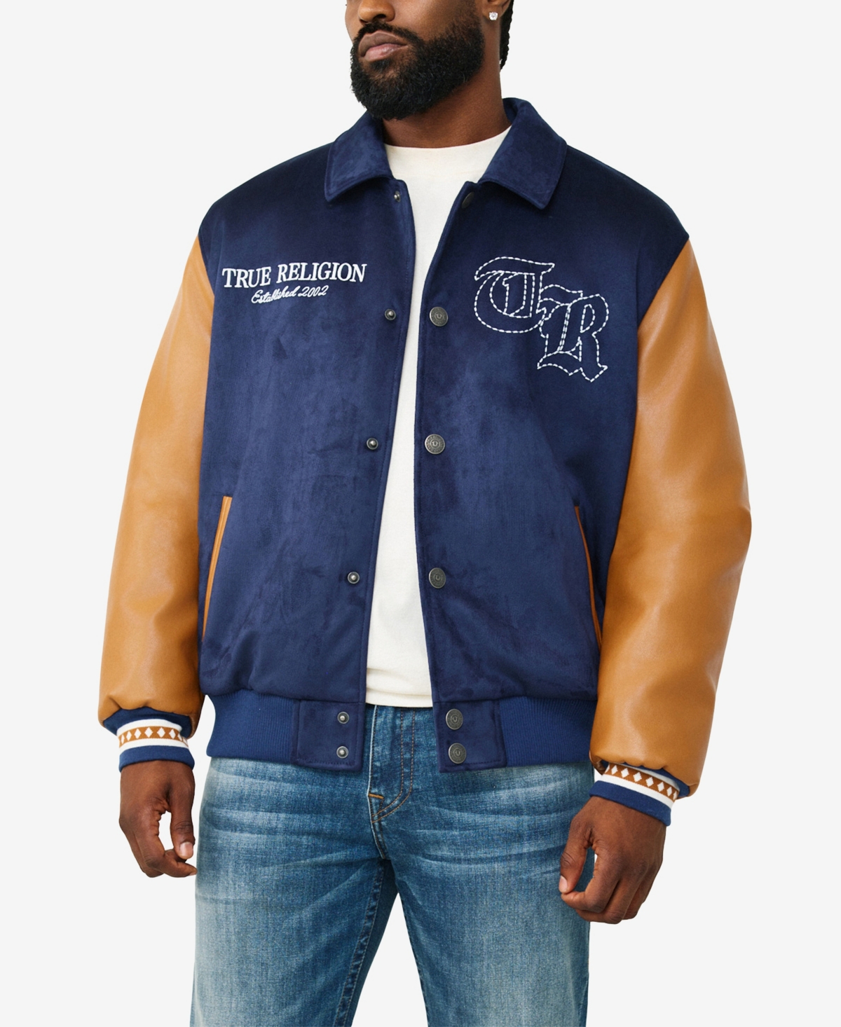 Click here for True Religion Mens Serpent Bomber Jacket - Dress B... prices