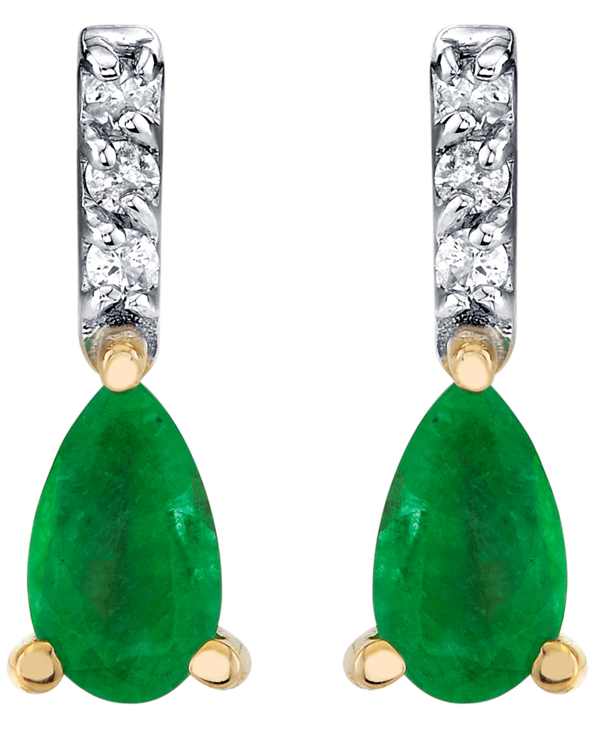 Click here for Macys Emerald (1/2 ct. t.w.) and Diamond Accent Dr... prices