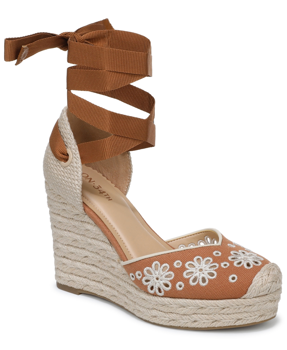Click here for On 34th Melindaa Espadrille Wedge Sandals  Exclusi... prices