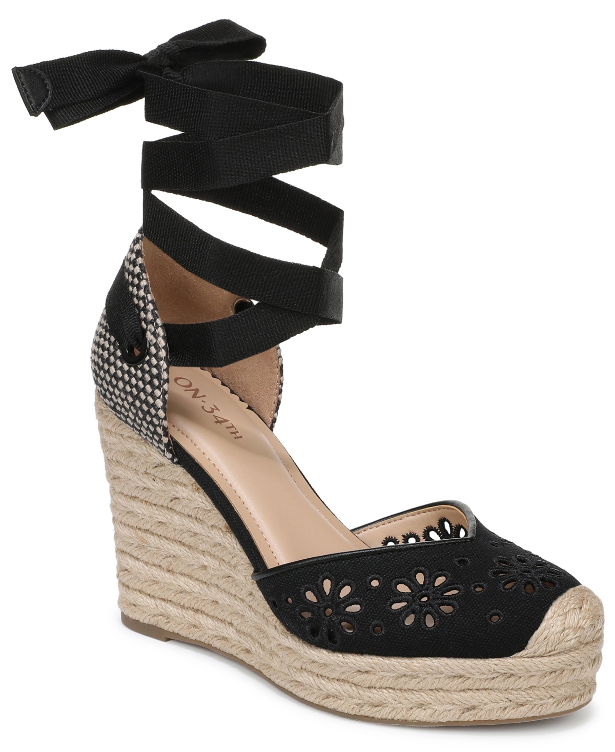 Click here for On 34th Melindaa Espadrille Wedge Sandals  Exclusi... prices