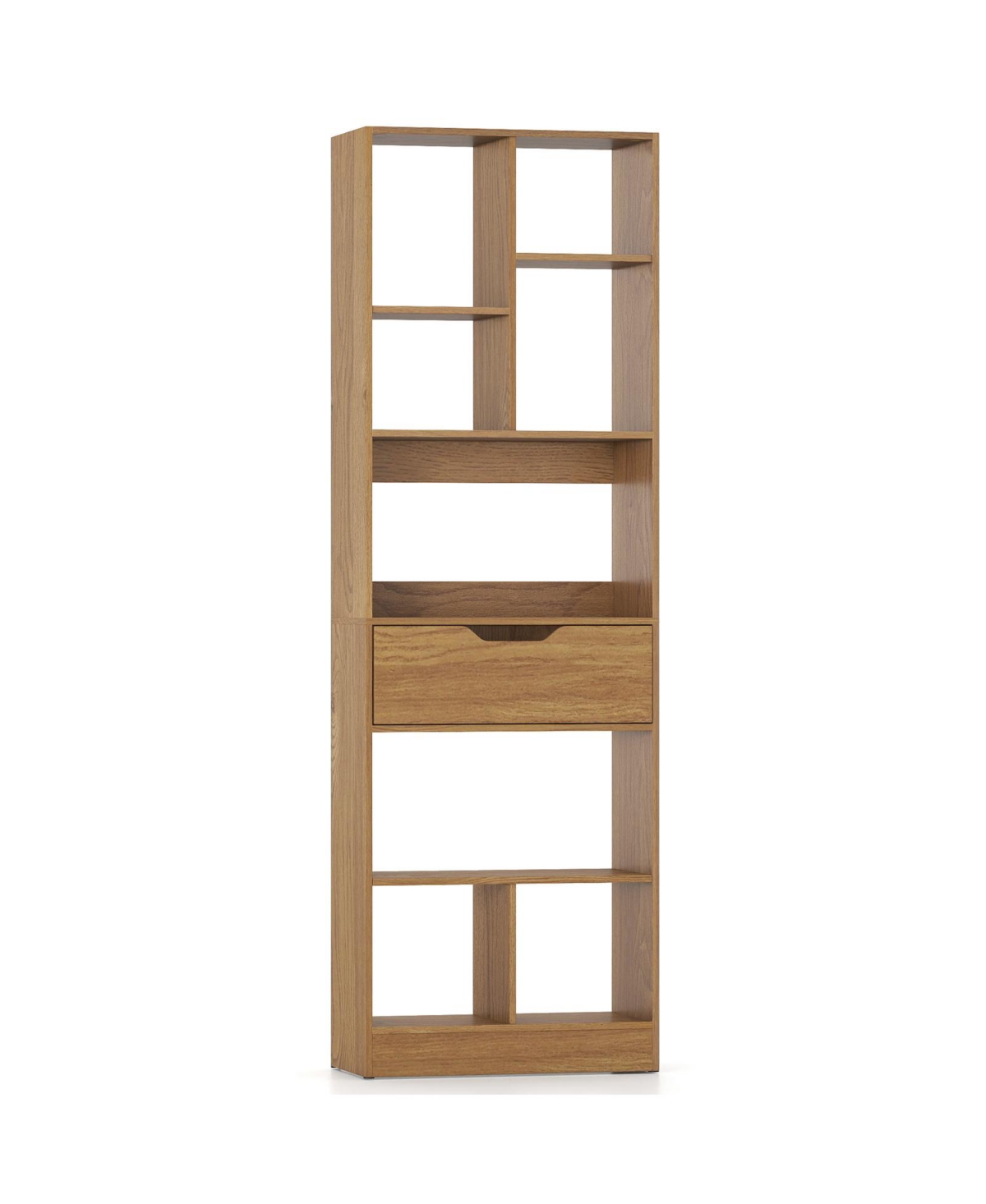 Click here for Slickblue 61 Inch Bookcase with Drawer and 8 Stora... prices