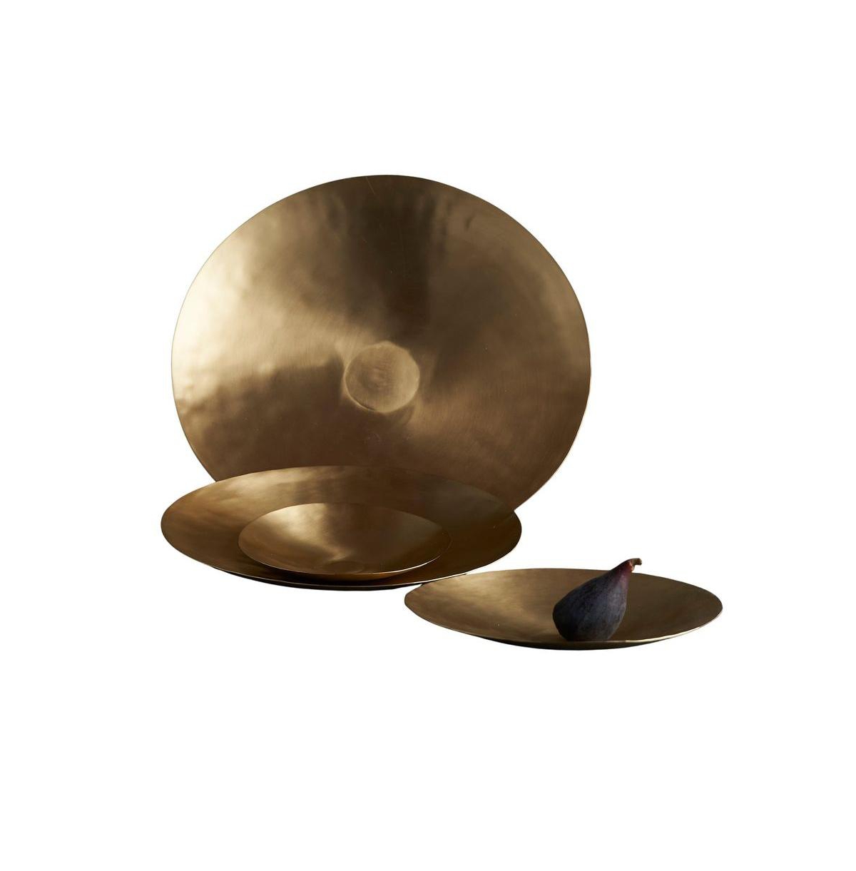 Click here for The Collective Home  Artisan Brass Plates Assorted... prices