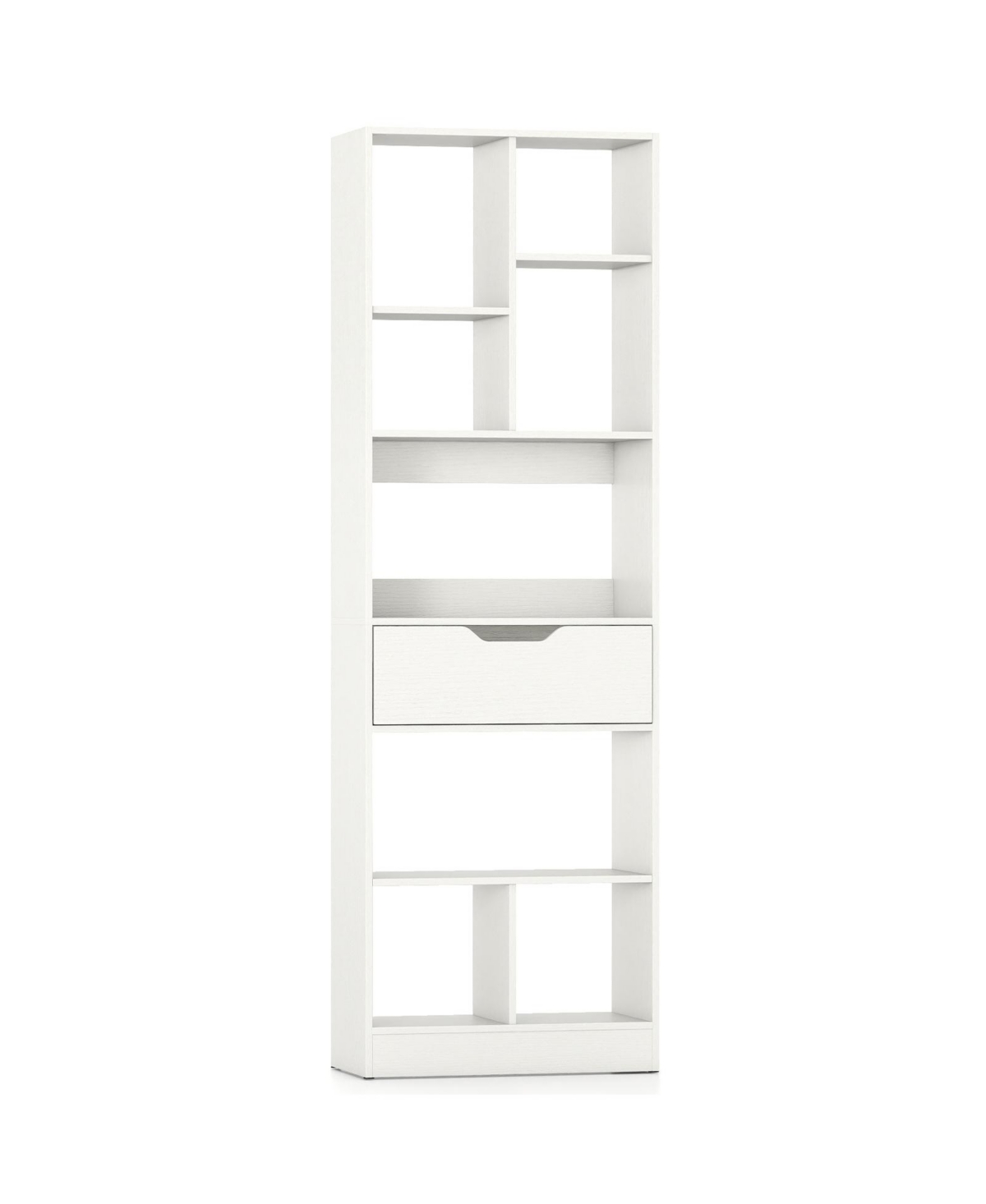 Click here for Slickblue 61 Inch Bookcase with Drawer and 8 Stora... prices
