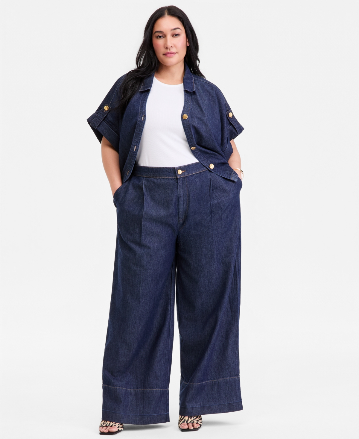 Click here for I.n.c. International Concepts Plus Size High-Rise... prices