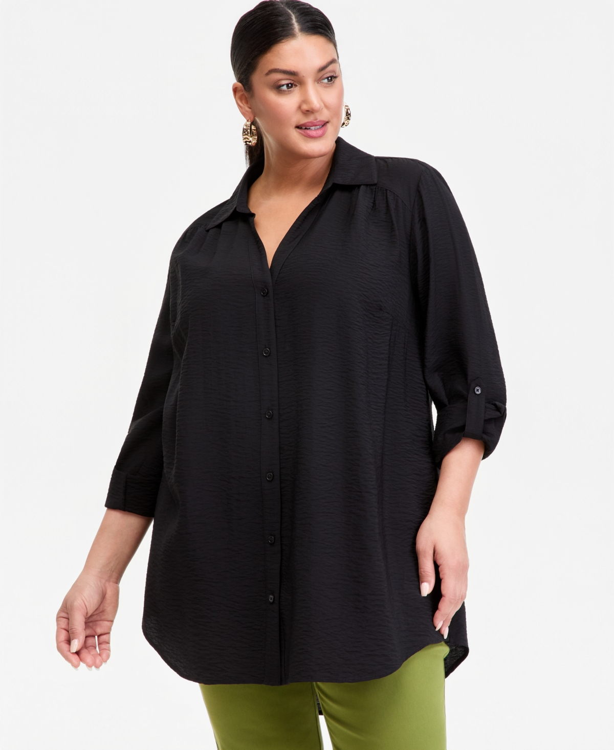 Click here for I.n.c. International Concepts Plus Size Roll-Tab-S... prices