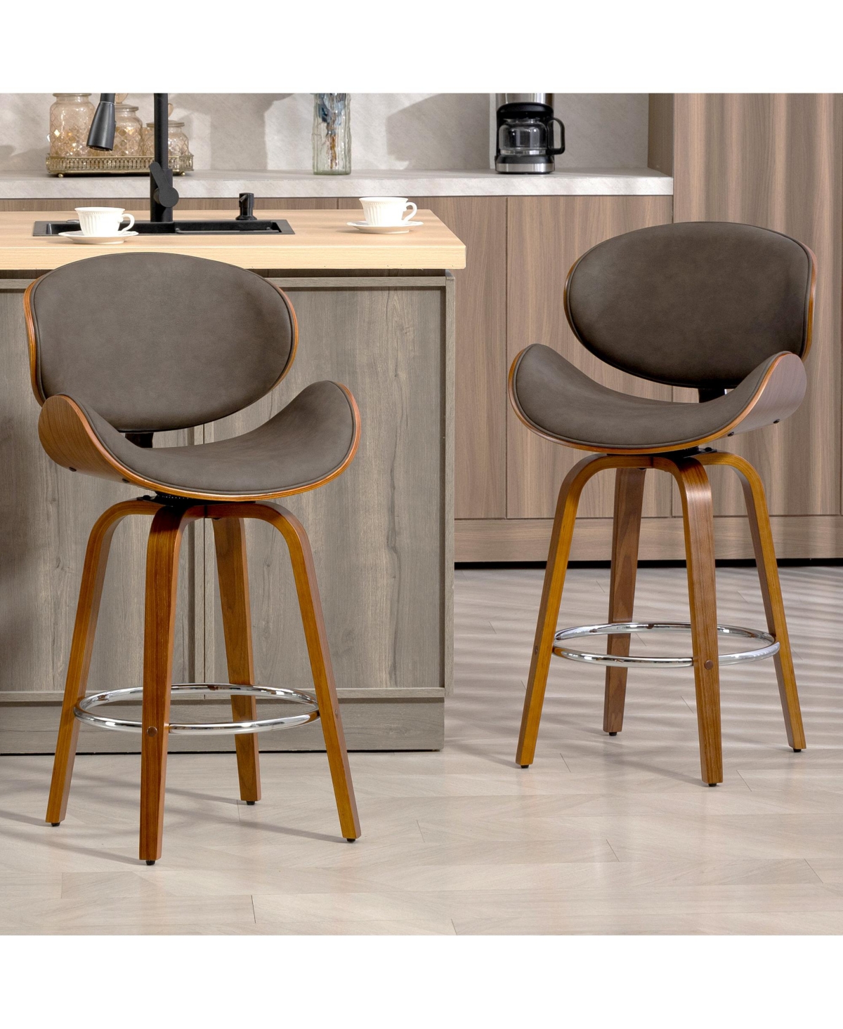 Click here for Dyhome Bar Stools Set of 4  28 Inches Modern Count... prices