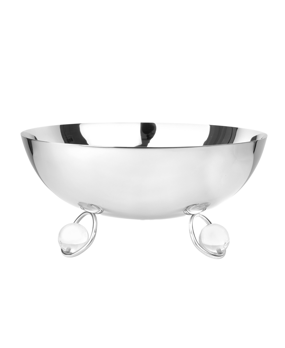 Click here for Classic Touch Large Salad Bowl  12 - Silver prices