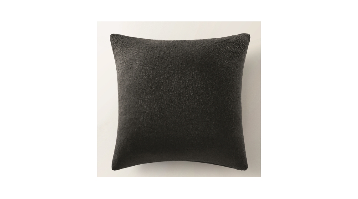 Click here for Z Gallerie Maeve Felted Wool Pillow - Charcoal prices