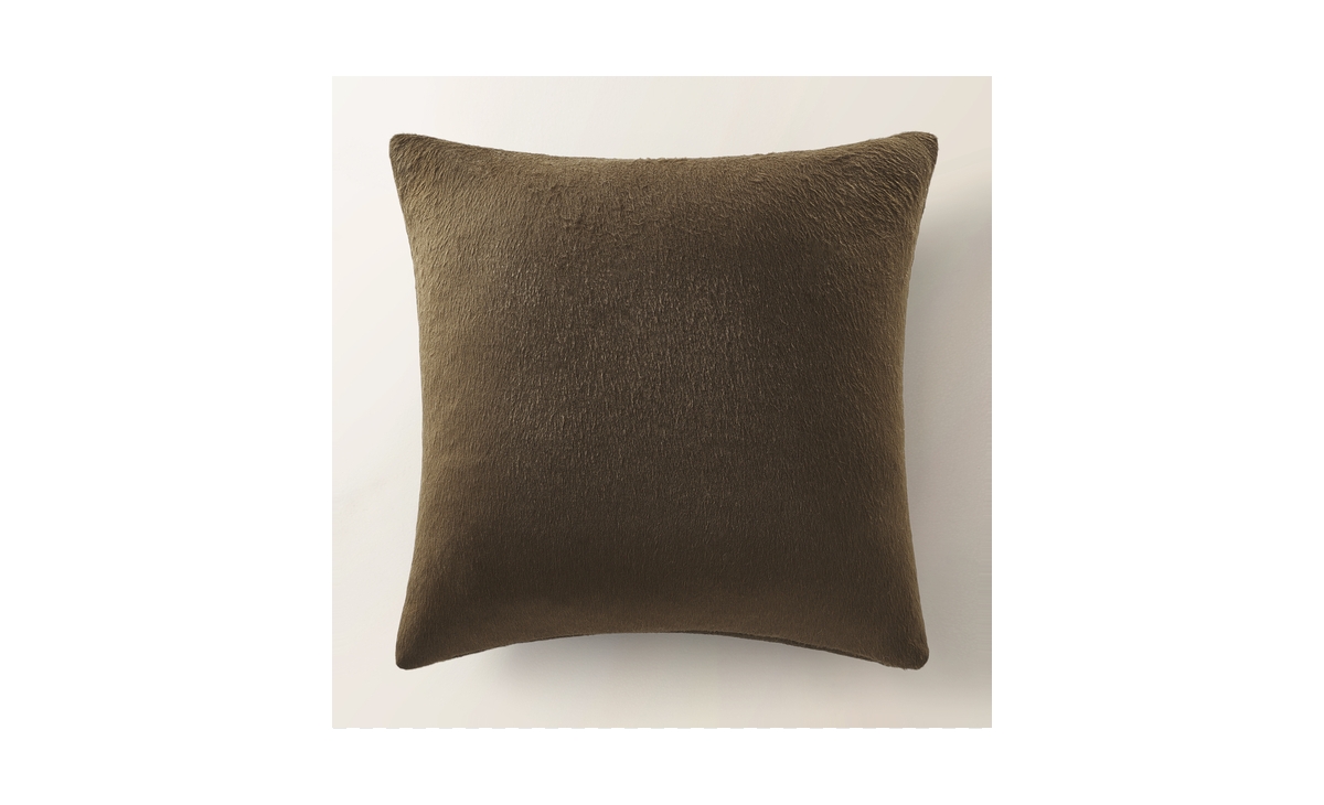 Click here for Z Gallerie Maeve Felted Wool Pillow - Chocolate prices