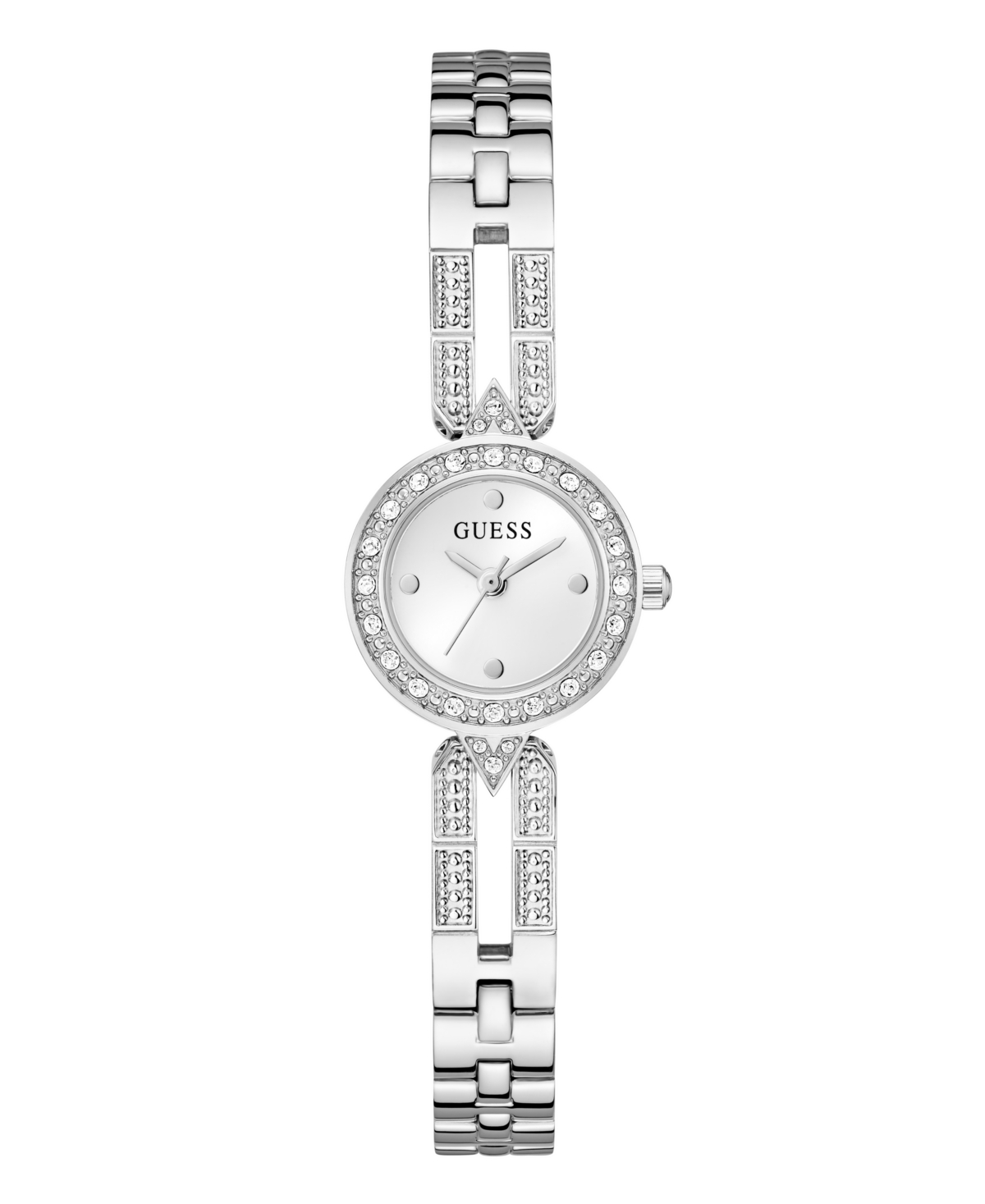 Click here for Guess Womens Silver-Tone Stainless Steel Watch  23... prices
