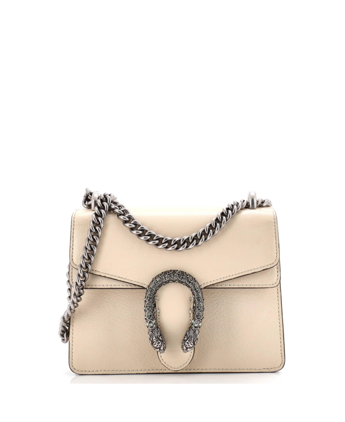 Click here for Pre-Owned Gucci Mini Dionysus Bag Leather - Natura... prices