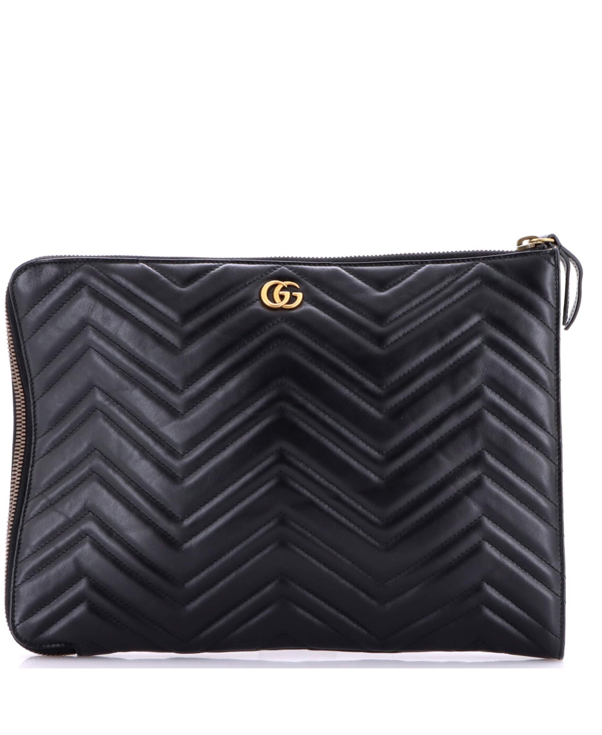 Click here for Pre-Owned Gucci Gg Marmont Portfolio Clutch Matela... prices