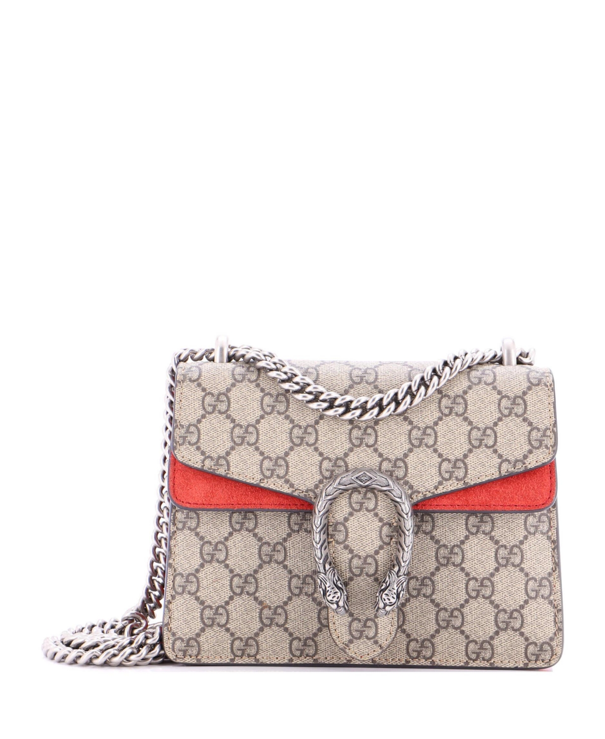 Click here for Pre-Owned Gucci Mini Dionysus Bag Gg Coated Canvas... prices