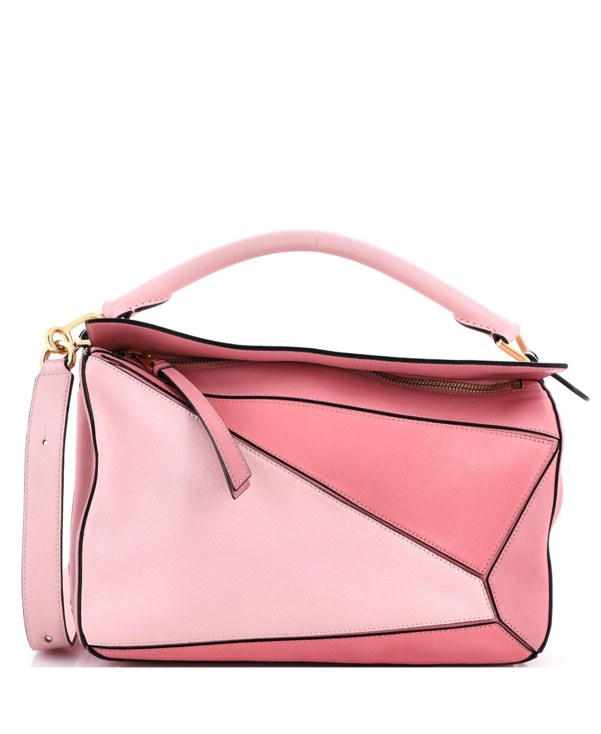 Click here for Pre-Owned Loewe Medium Puzzle Bag Leather - Pink prices