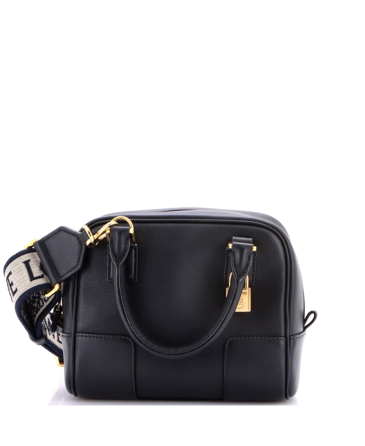 Click here for Pre-Owned Loewe 16 Amazona Square Bag Leather - Bl... prices