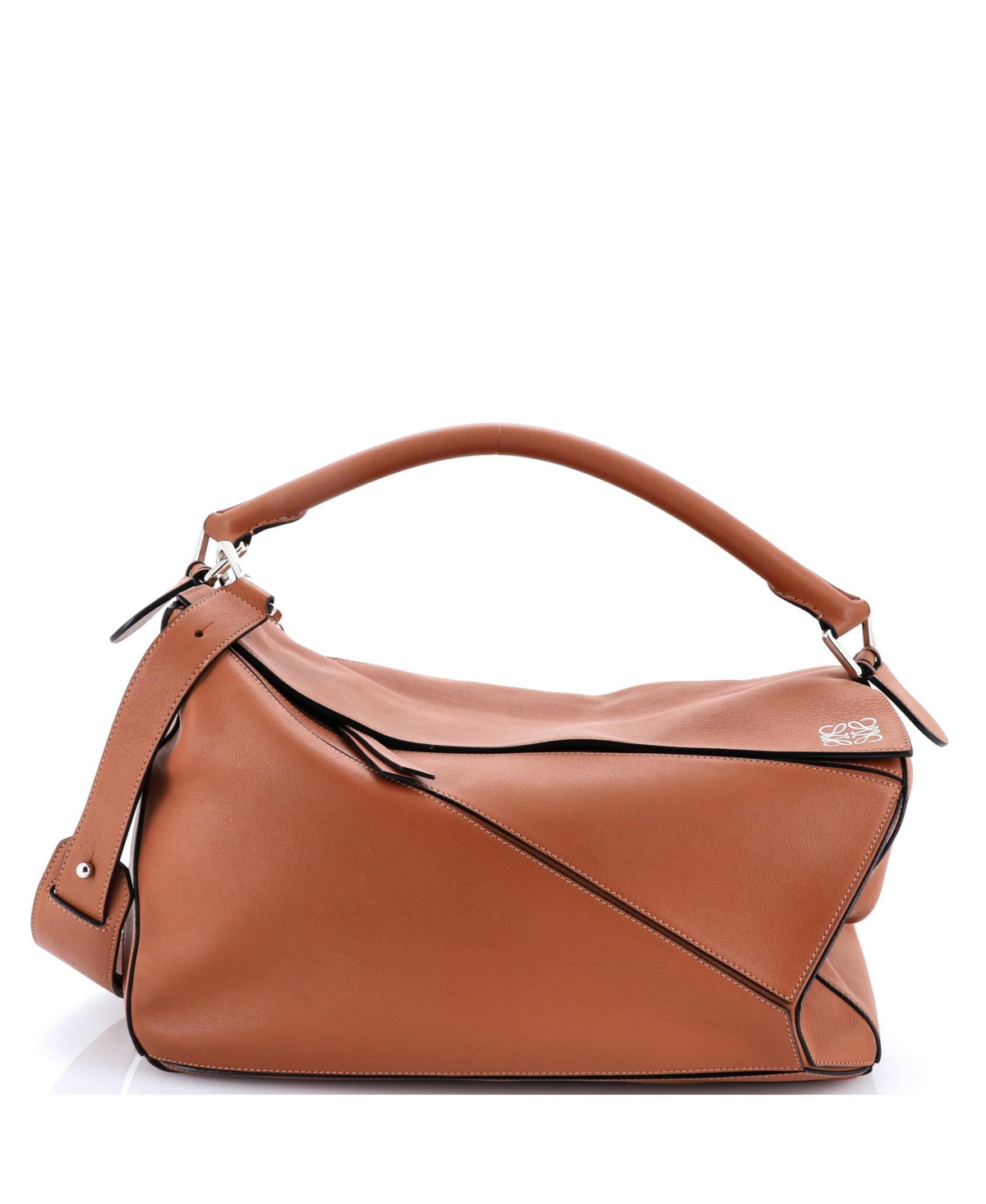 Click here for Pre-Owned Loewe Large Puzzle Bag Leather - Brown prices