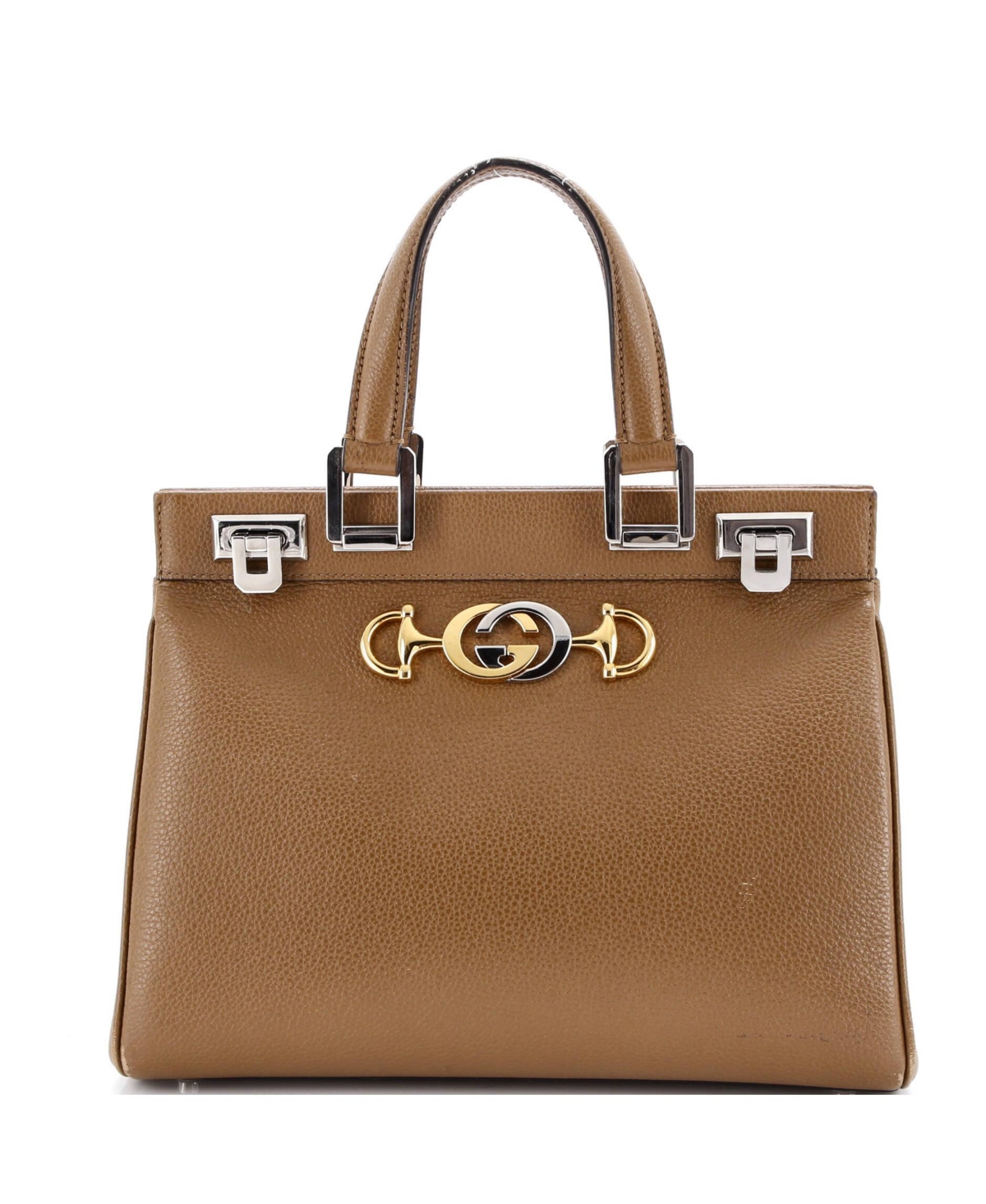 Click here for Pre-Owned Gucci Small Zumi Top Handle Bag Leather... prices