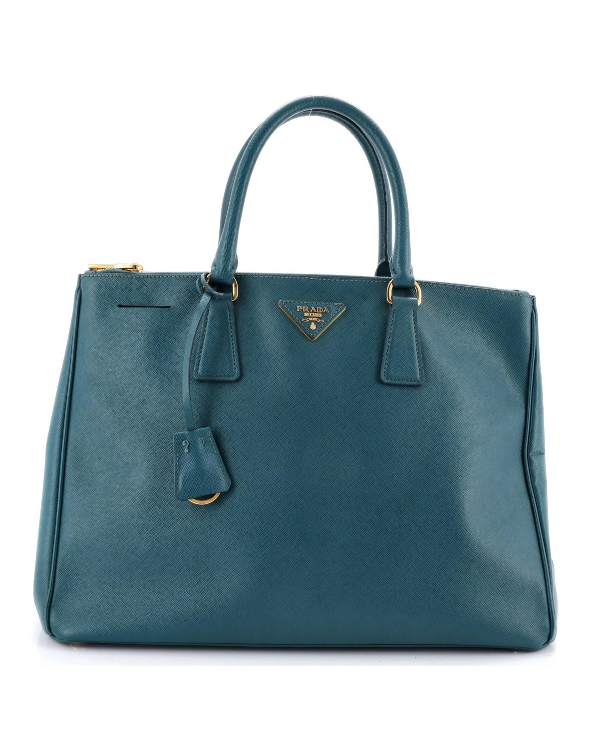 Click here for Pre-Owned Prada Large Double Zip Lux Tote Saffiano... prices