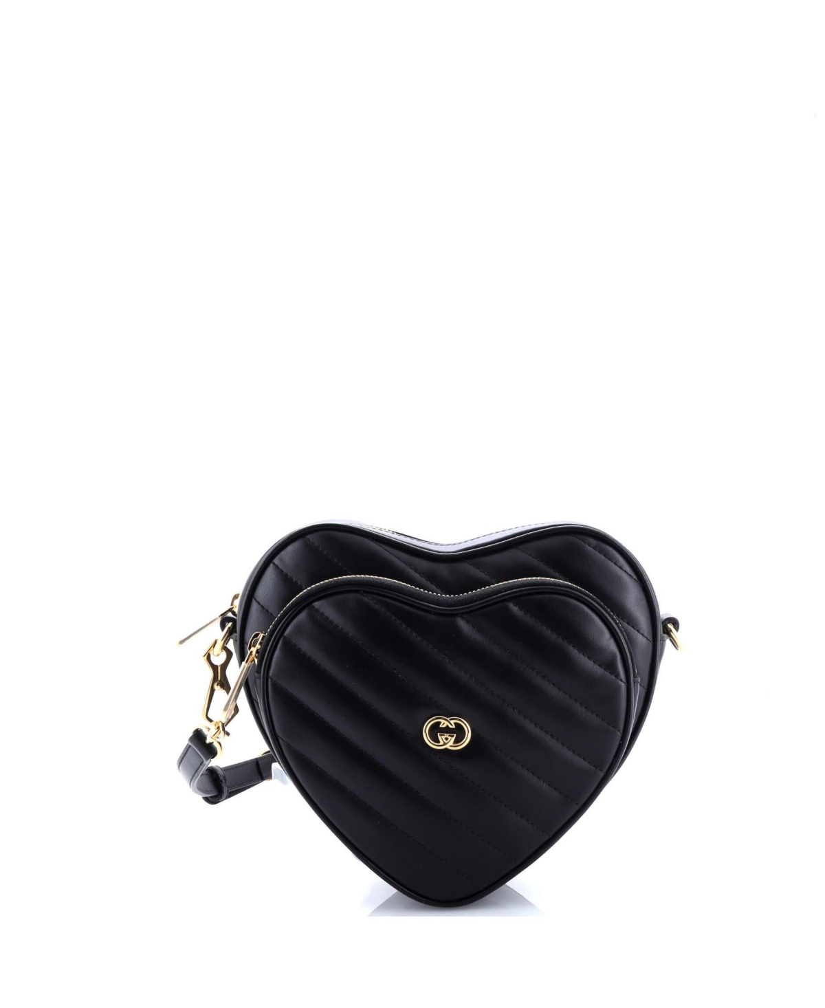 Click here for Pre-Owned Gucci Mini Interlocking G Heart Shoulder... prices