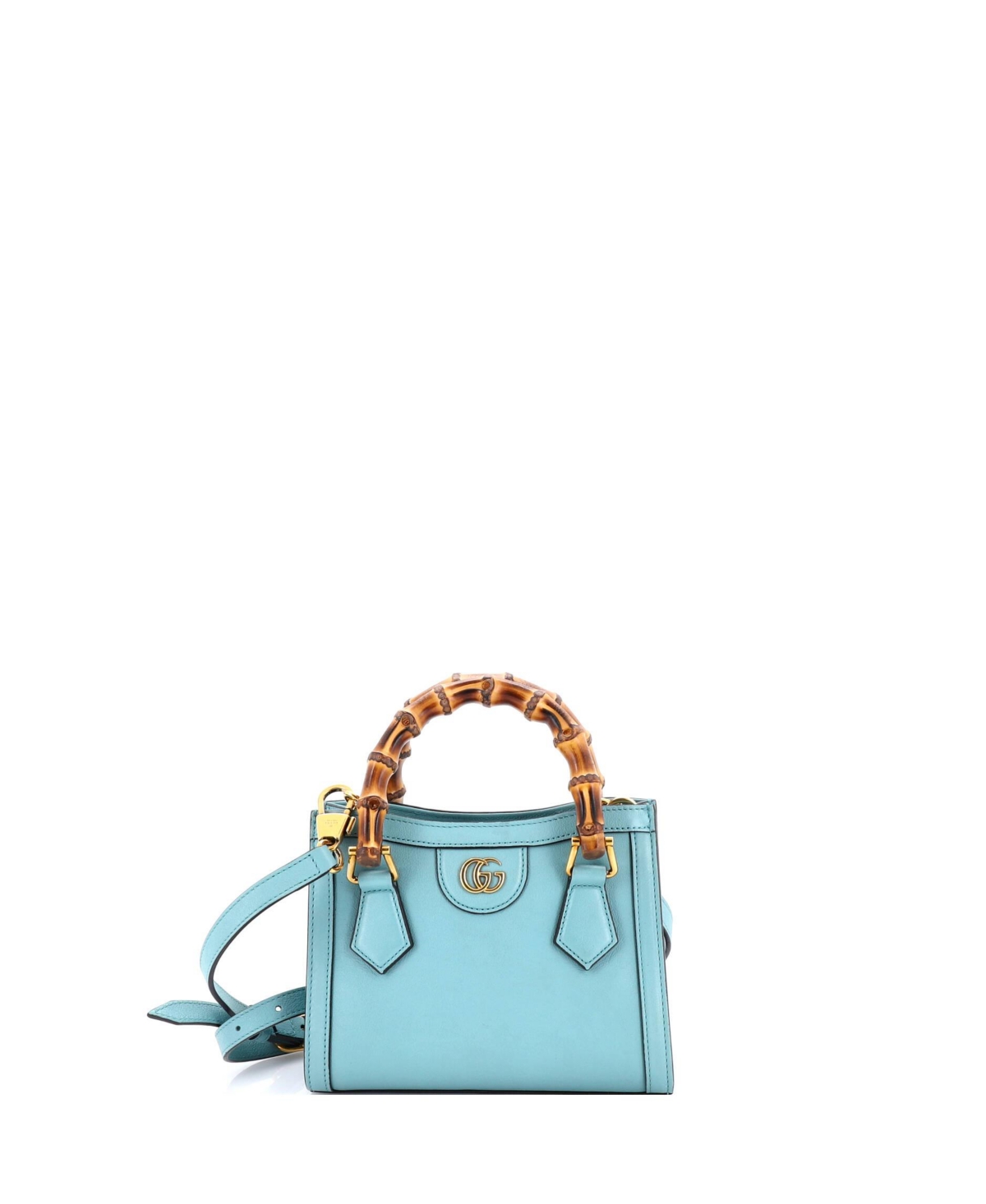 Click here for Pre-Owned Gucci Mini Diana Nm Bamboo Handle Tote L... prices