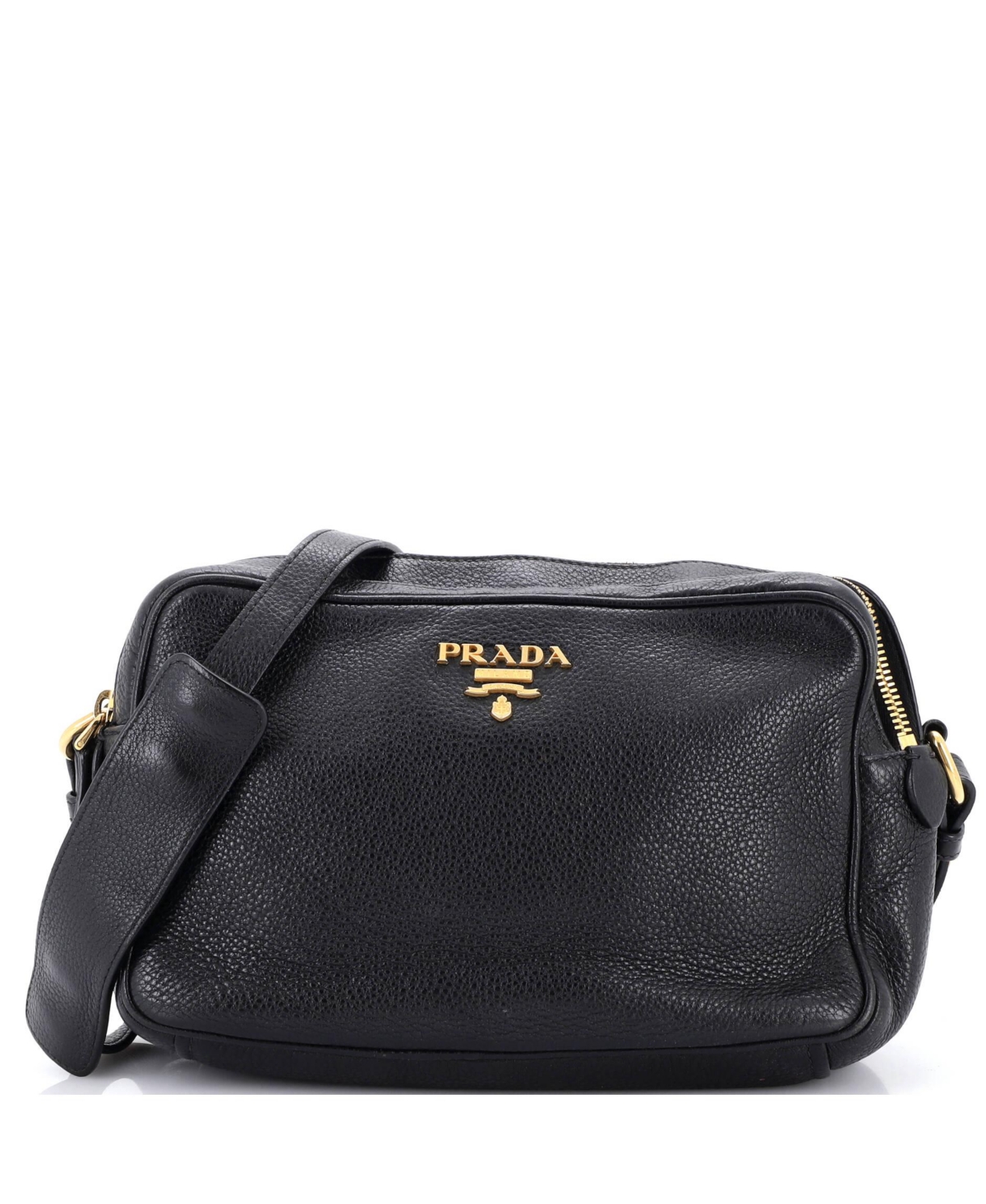 Click here for Pre-Owned Prada Double Zip Camera Bag Vitello Dain... prices