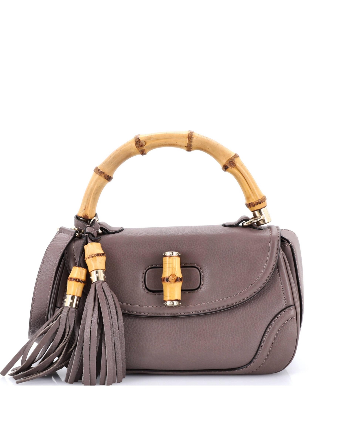 Click here for Pre-Owned Gucci Medium New Convertible Bamboo Top... prices