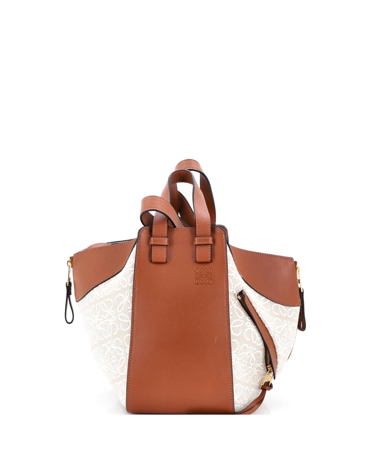 Click here for Pre-Owned Loewe Small Hammock Bag Leather and Anag... prices