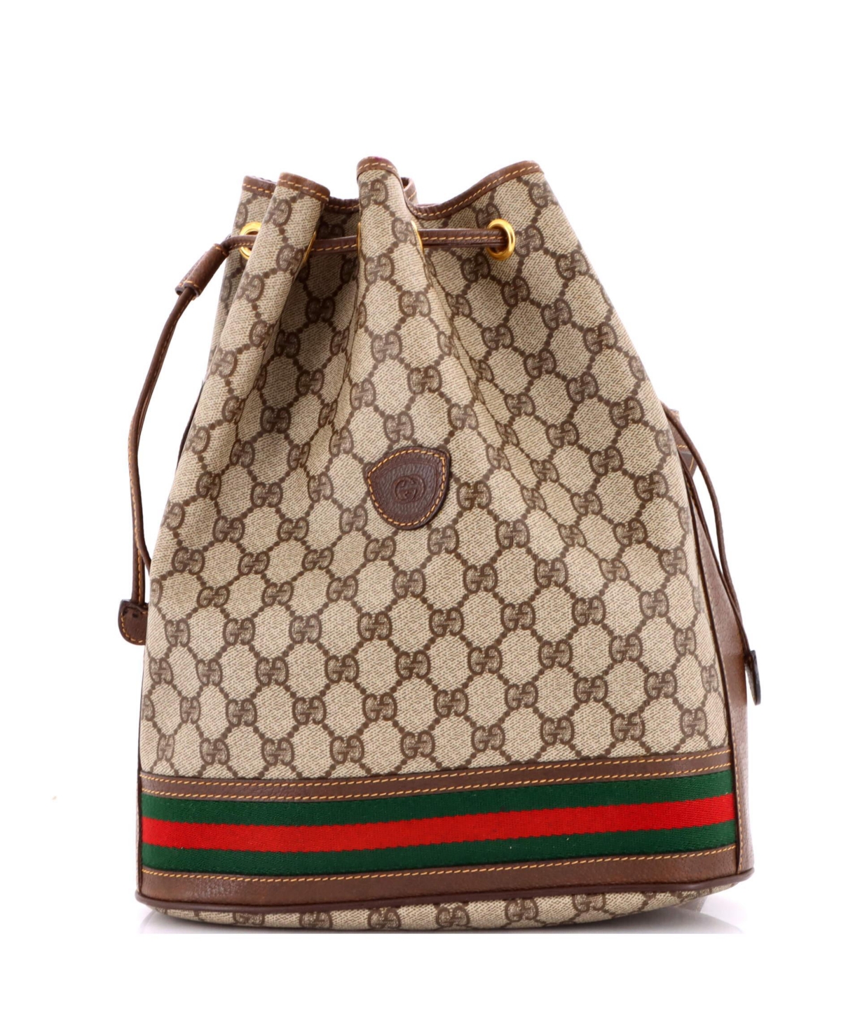 Click here for Pre-Owned Gucci Medium Ophidia Bucket Bag Gg Coate... prices