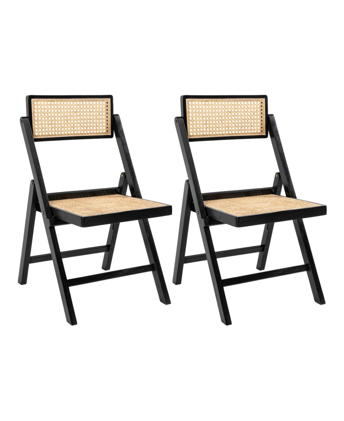 Click here for Jonathan Y Theo Mid-Century Vintage Wood Rattan Fo... prices
