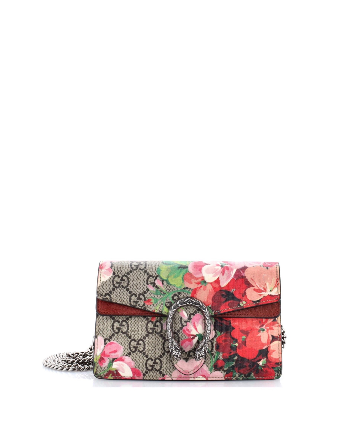 Click here for Pre-Owned Gucci Super Mini Dionysus Bag Blooms Pri... prices