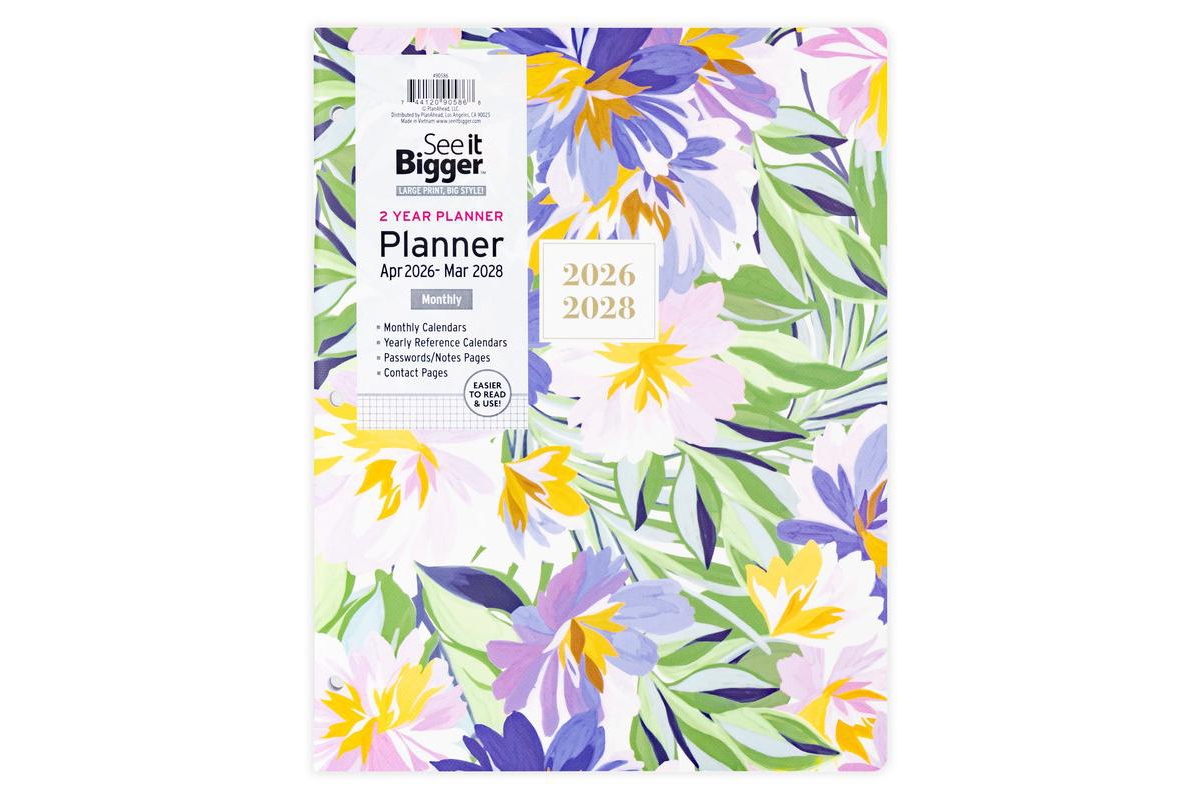 Click here for See It Bigger 2 Year Large Monthly Planner - White prices