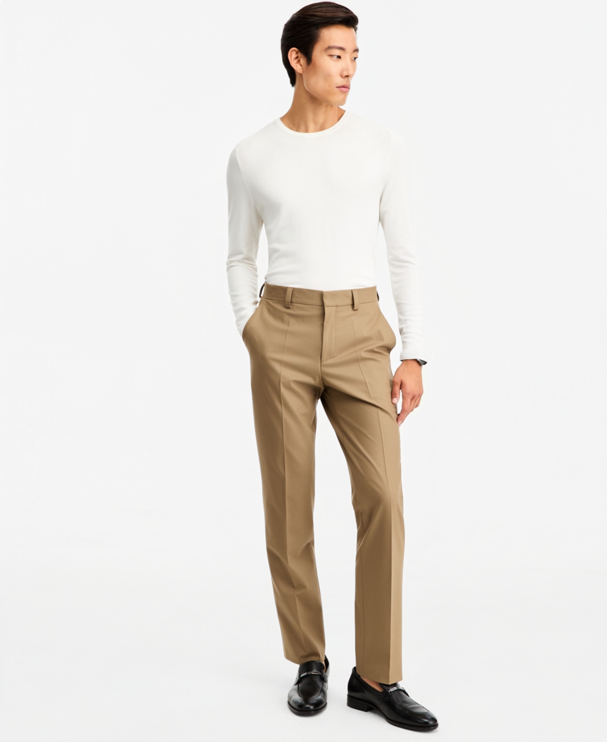 Click here for Hugo by Hugo Boss Mens Modern-Fit Solid Suit Pants... prices