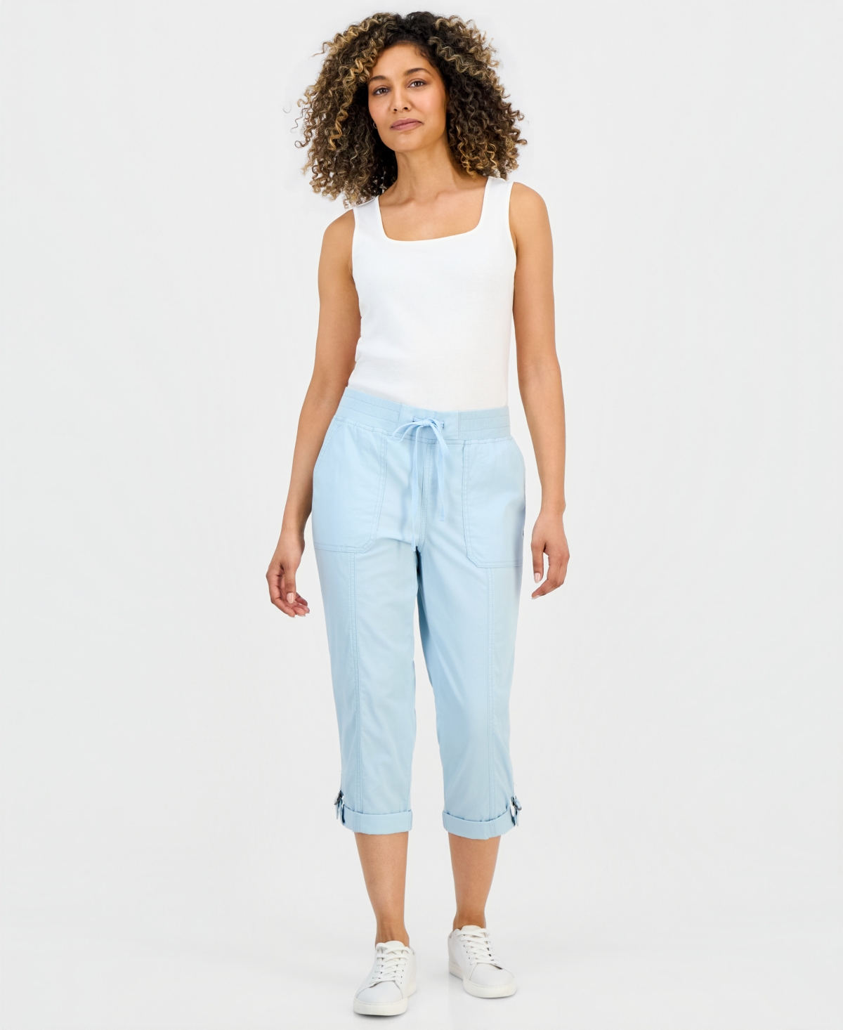 Click here for Style & Co Petite D-Ring Capri Pants  Exclusively... prices