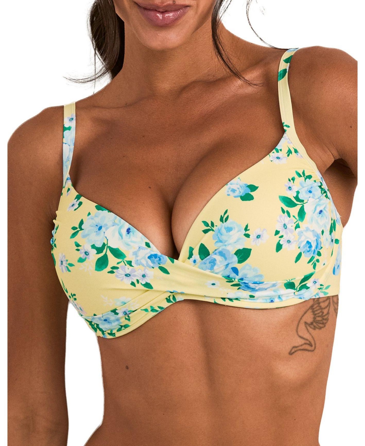Click here for Adore Me Womens Morgana Swimwear Bikini Top - Flor... prices