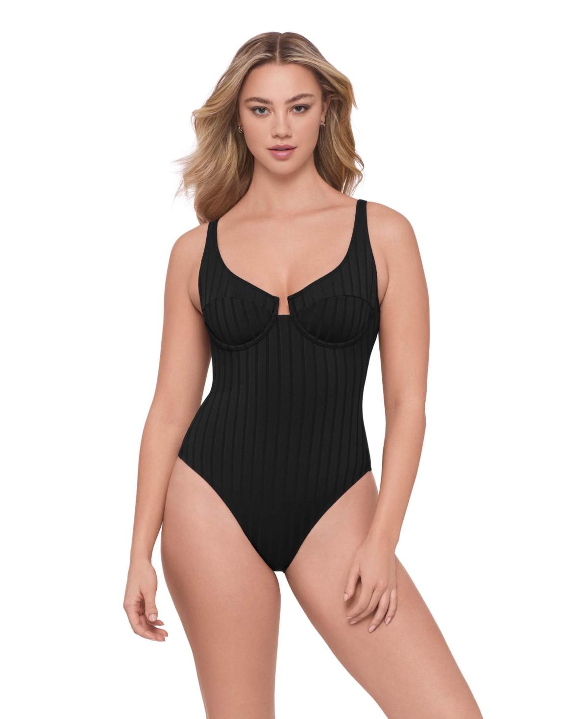 Click here for S3 Apparel Womens Sculpting Wide Rib Scoop Neck Un... prices