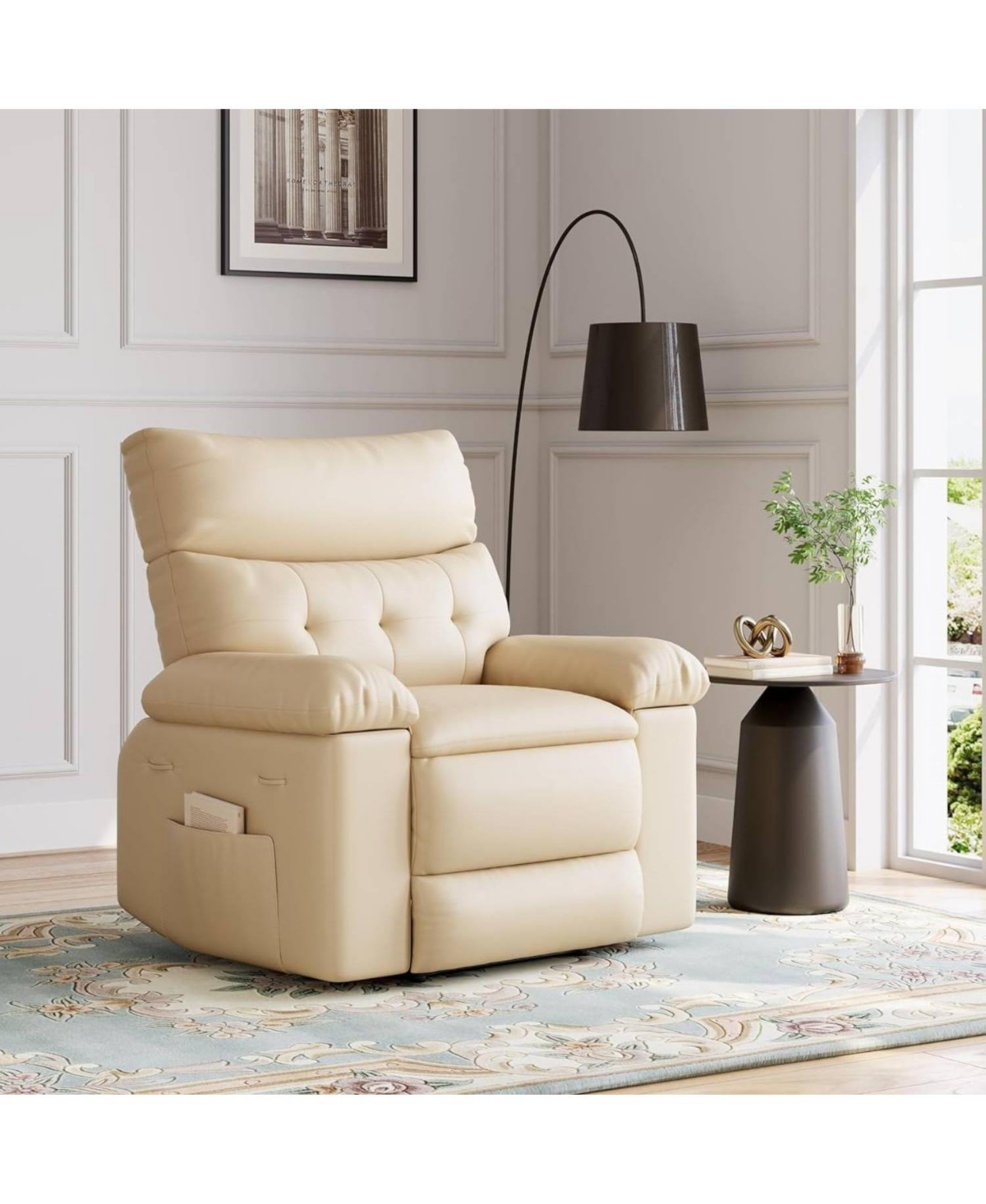 Click here for gaomon Oversized Manual Recliner Sofa Chair for Li... prices