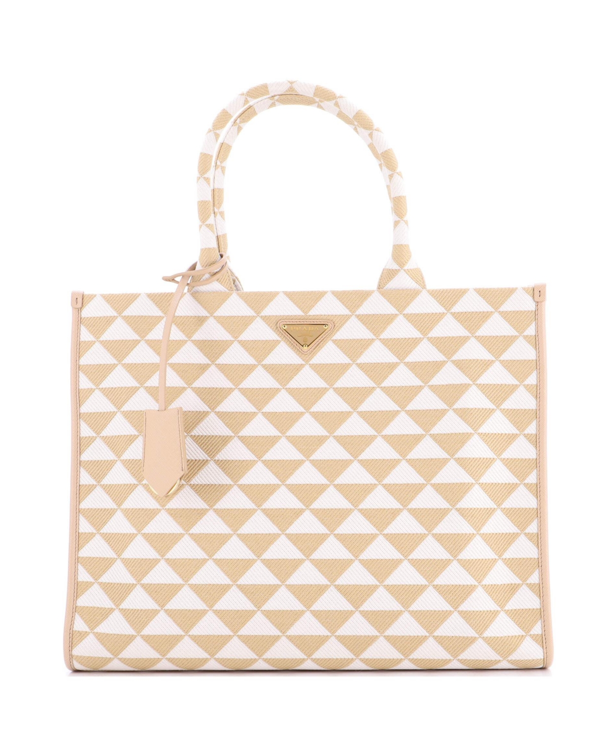 Click here for Pre-Owned Prada Large Symbole Shopper Tote Jacquar... prices