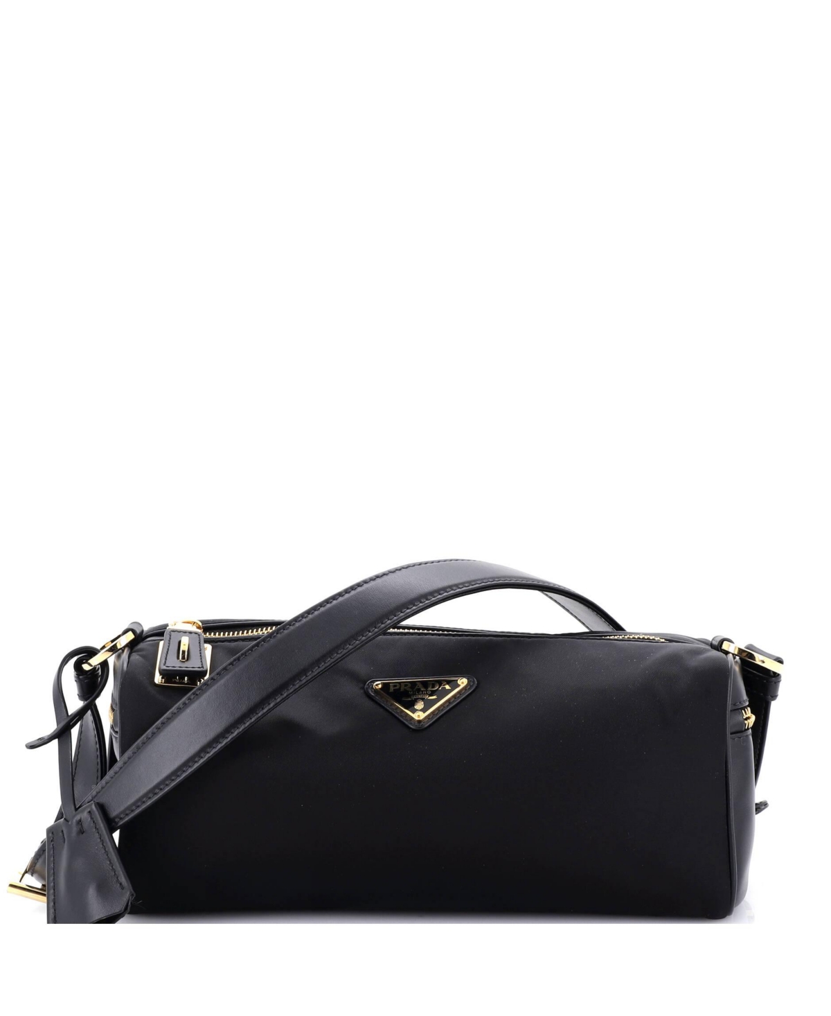 Click here for Pre-Owned Prada Medium Padlock Bauletto Shoulder B... prices