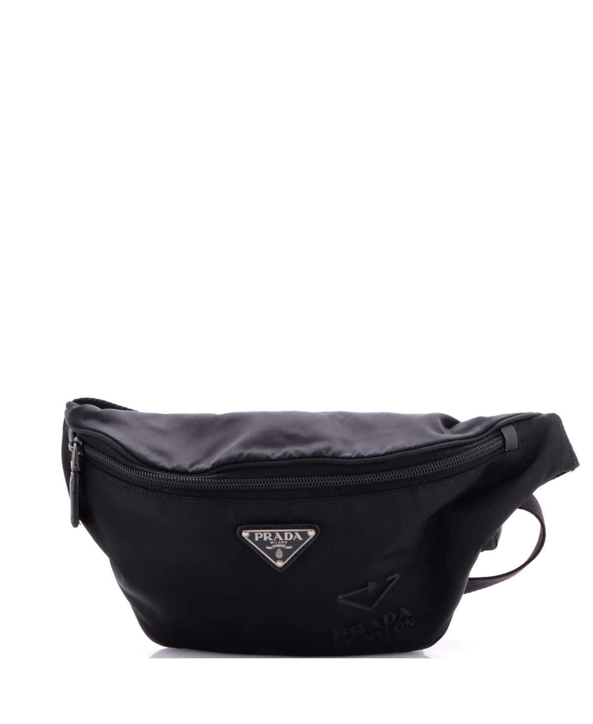 Click here for Pre-Owned Prada Belt Bag Re-Nylon with Saffiano Le... prices