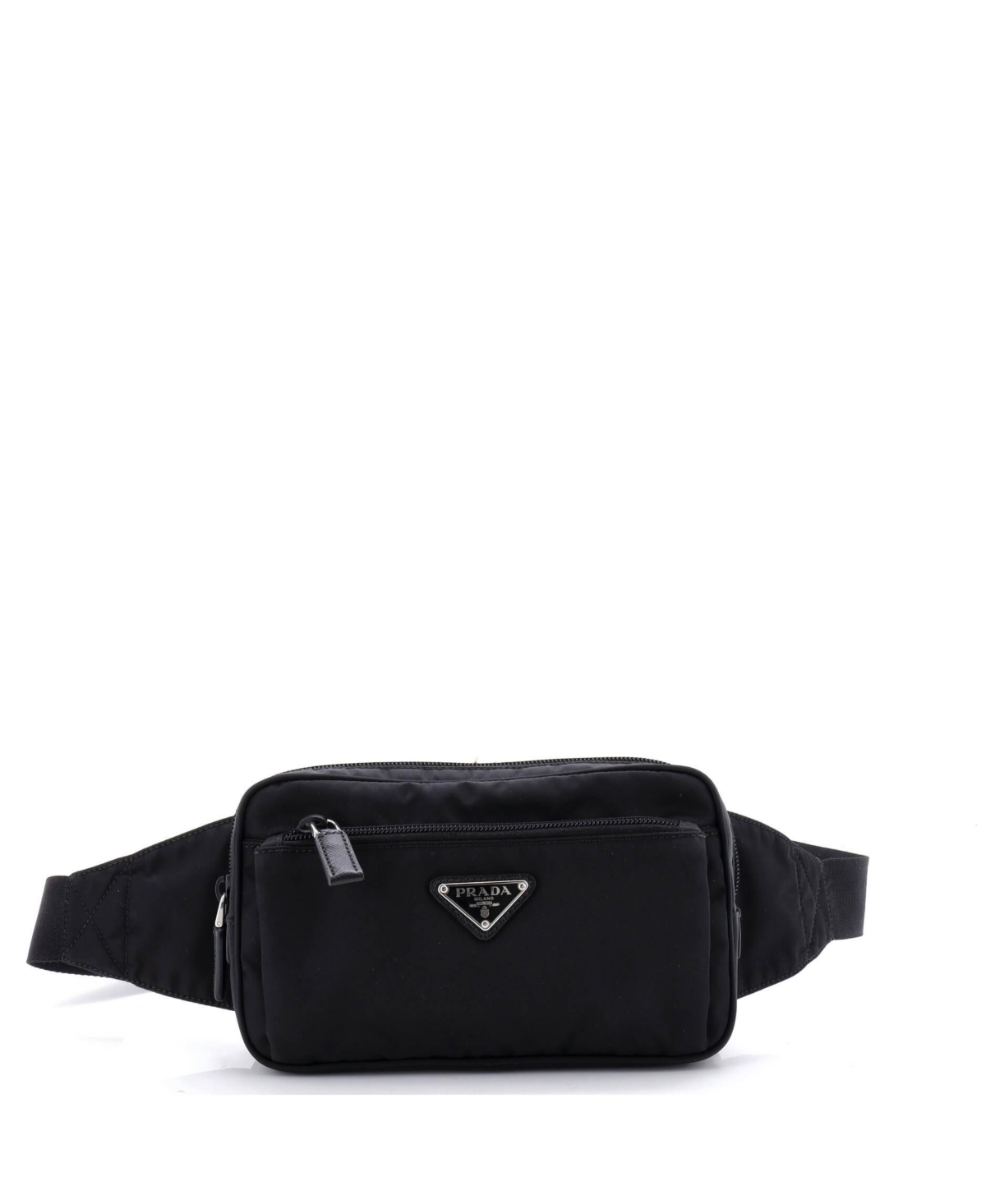 Click here for Pre-Owned Prada Front Pocket Belt Bag Re-Nylon wit... prices