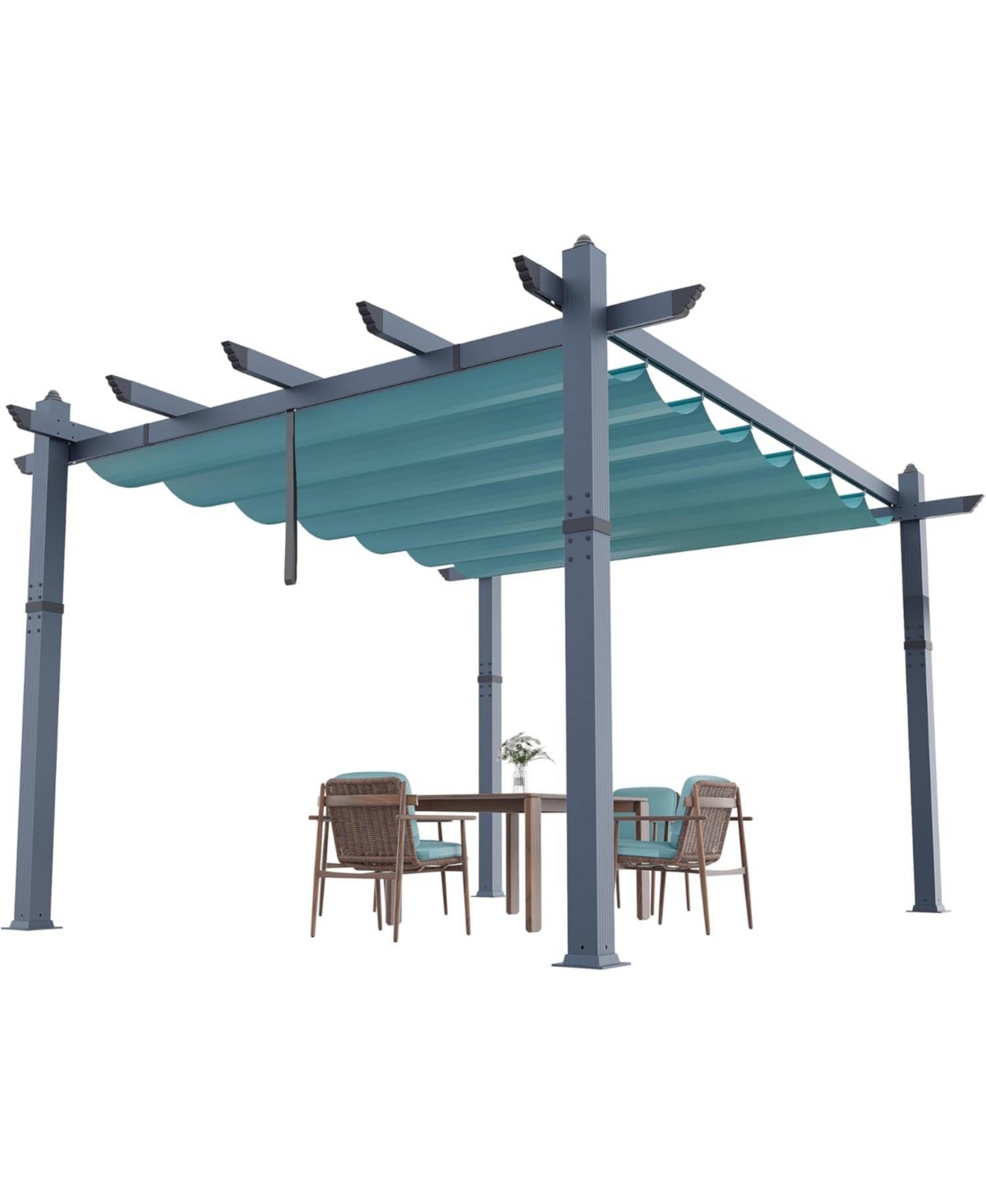 Click here for gaomon 10x13 ft Outdoor Aluminum Pergola with Adju... prices