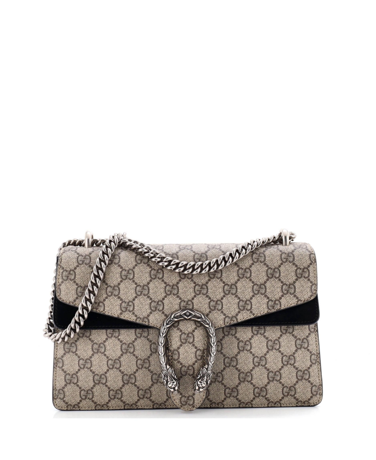Click here for Pre-Owned Gucci Small Dionysus Bag Gg Coated Canva... prices