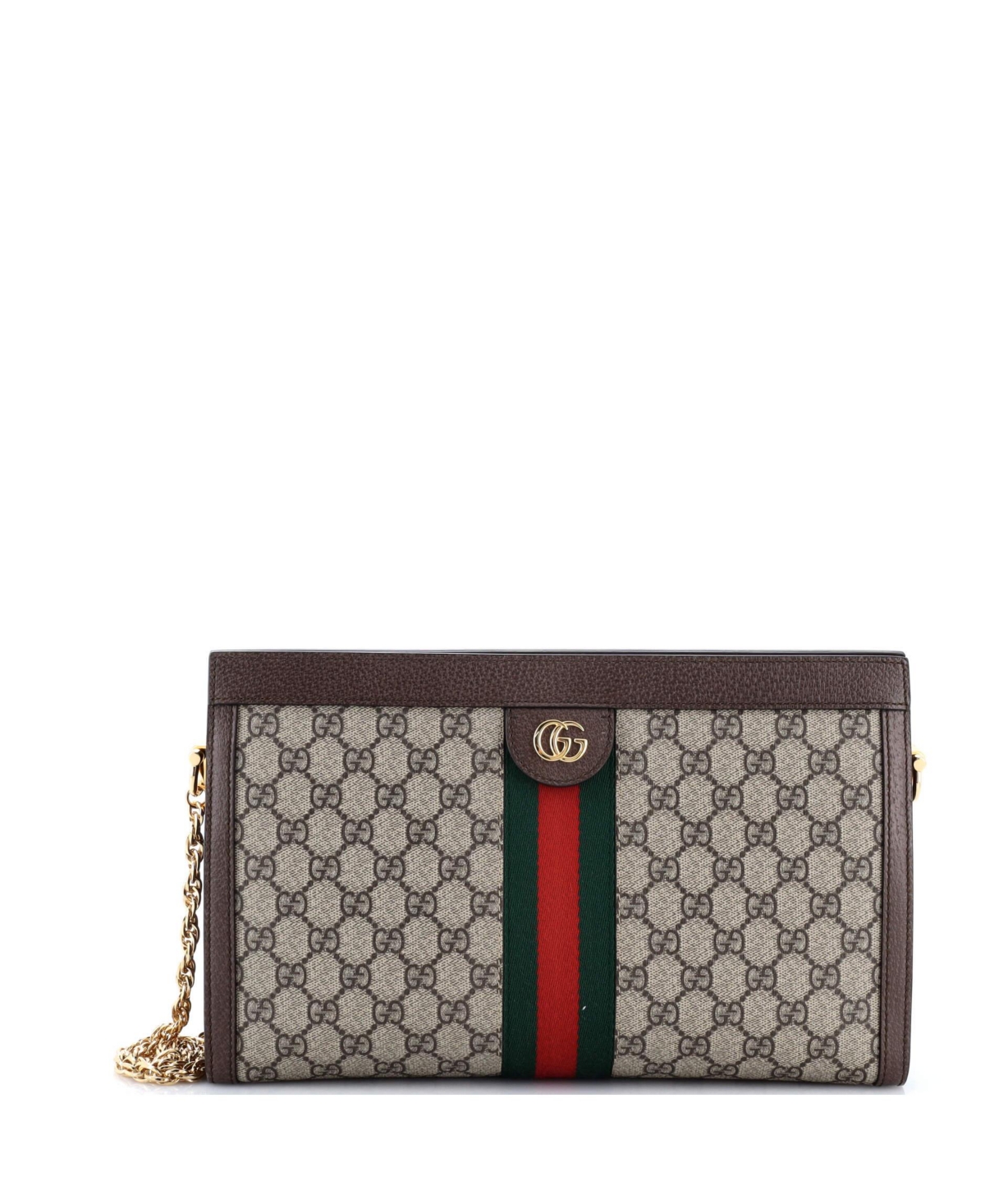 Click here for Pre-Owned Gucci Medium Ophidia Chain Shoulder Bag... prices