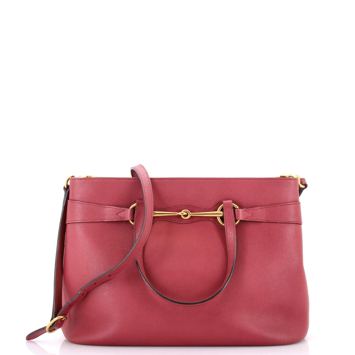 Click here for Pre-Owned Gucci Medium Bright Bit Convertible Tote... prices