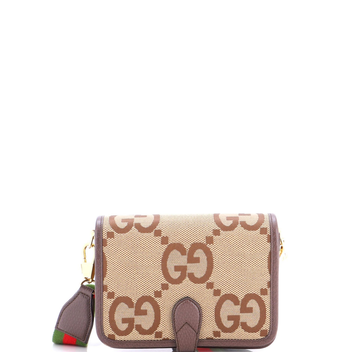 Click here for Pre-Owned Gucci Small Buckle Messenger Bag Jumbo G... prices