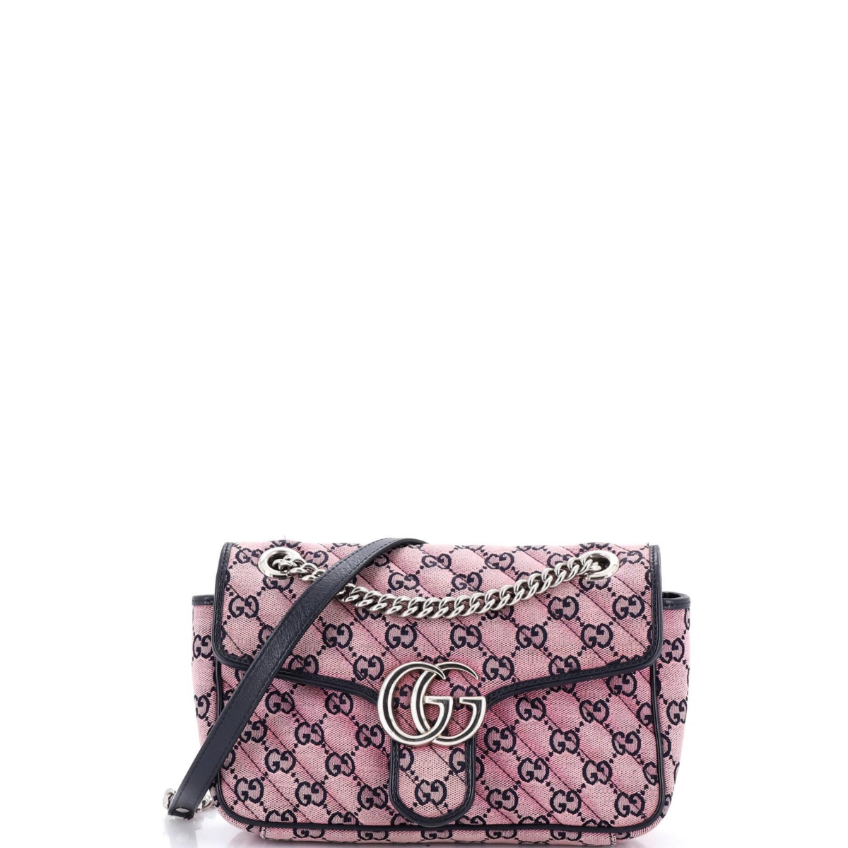 Click here for Pre-Owned Gucci Small Gg Marmont Flap Bag Diagonal... prices