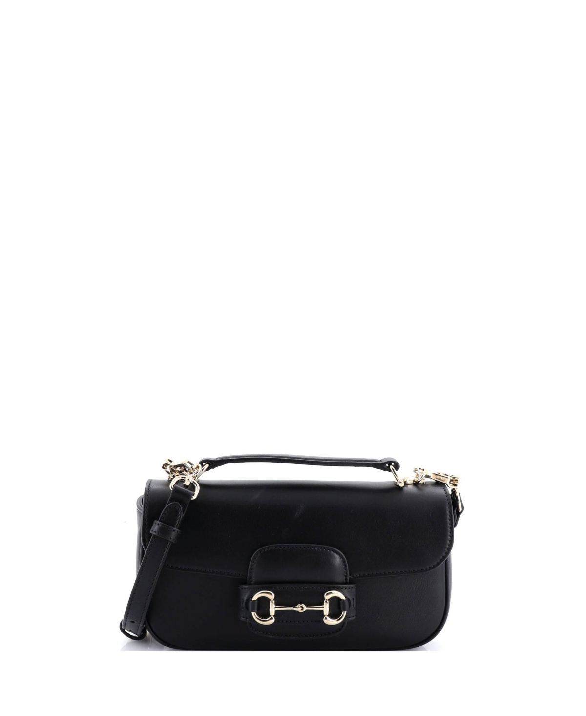 Click here for Pre-Owned Gucci East West Horsebit 1955 Flap Shoul... prices
