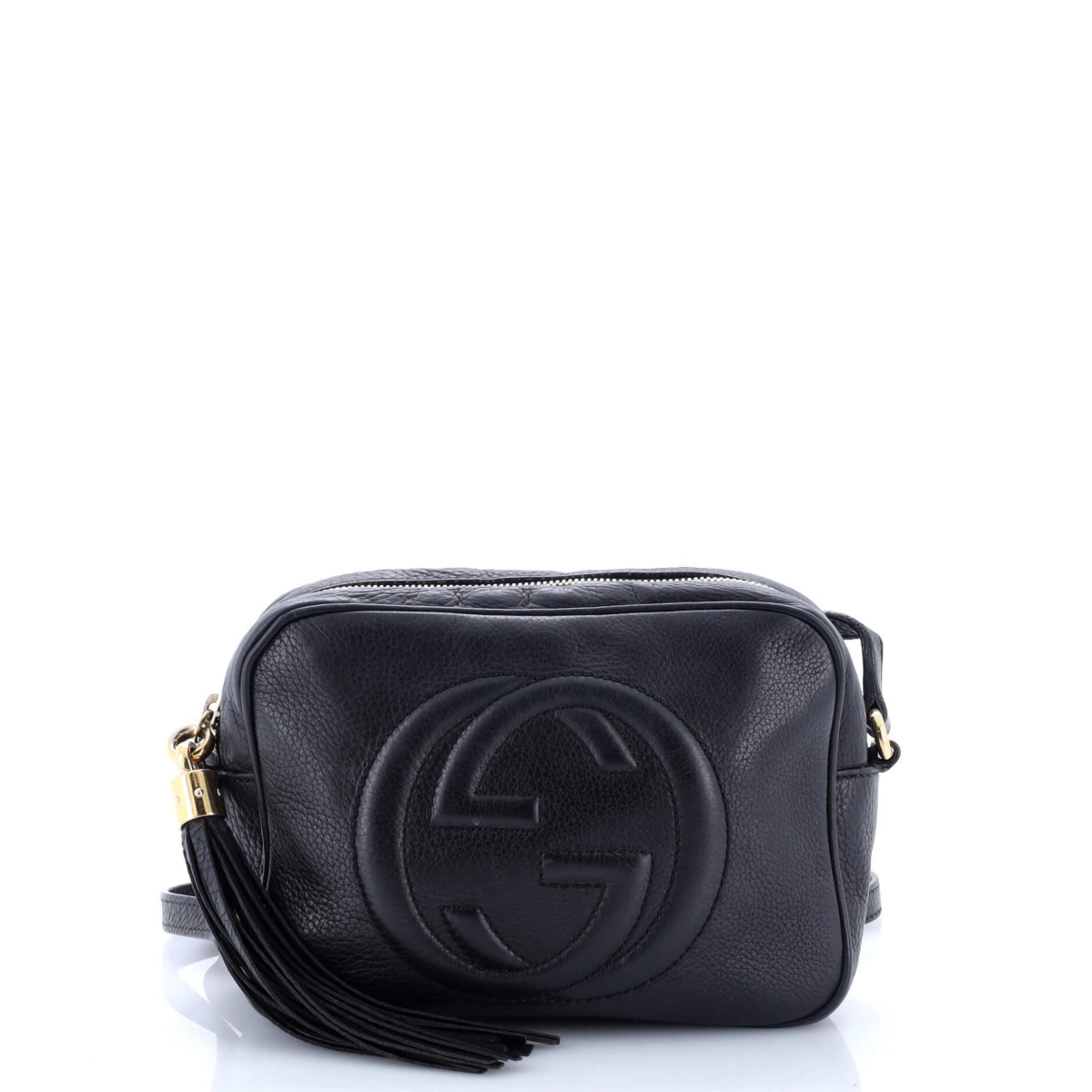 Click here for Pre-Owned Gucci Small Soho Disco Crossbody Bag Lea... prices