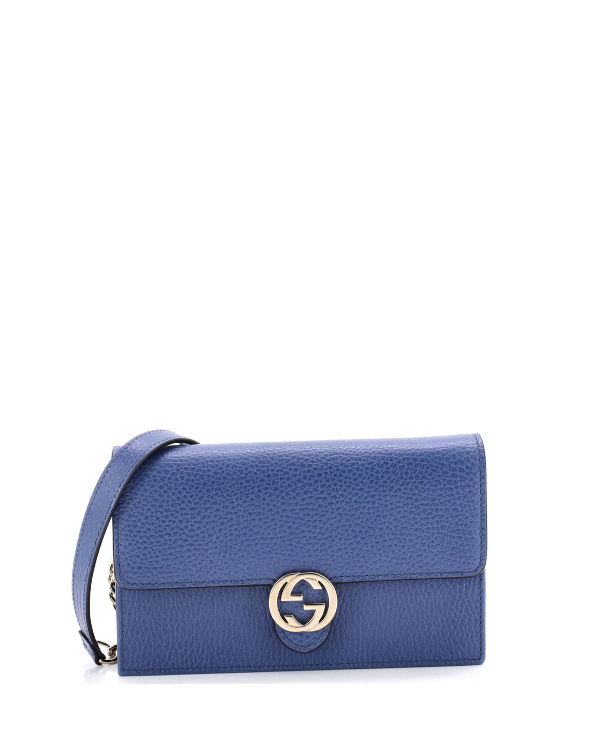 Click here for Pre-Owned Gucci Interlocking Wallet on Chain Leath... prices