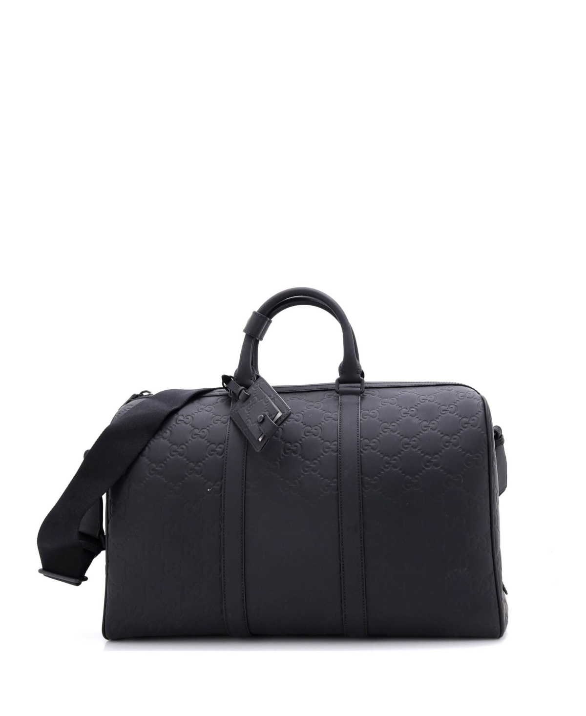 Click here for Pre-Owned Gucci Medium Convertible Duffle Bag Gg R... prices